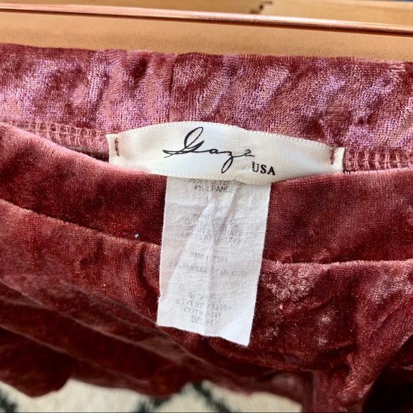 gaze | Tops | Crushed Velvet Off The Shoulder Blush Bodysuit | Poshmark